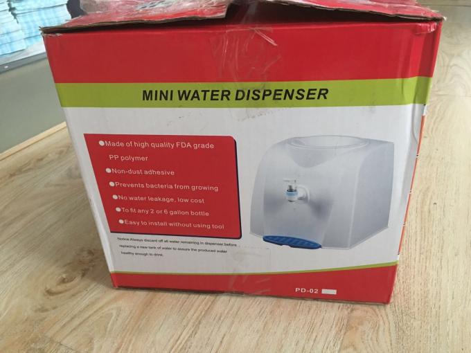 For Home Square Type Top Load Plastic Water Cooler Mini Filtered Water ...